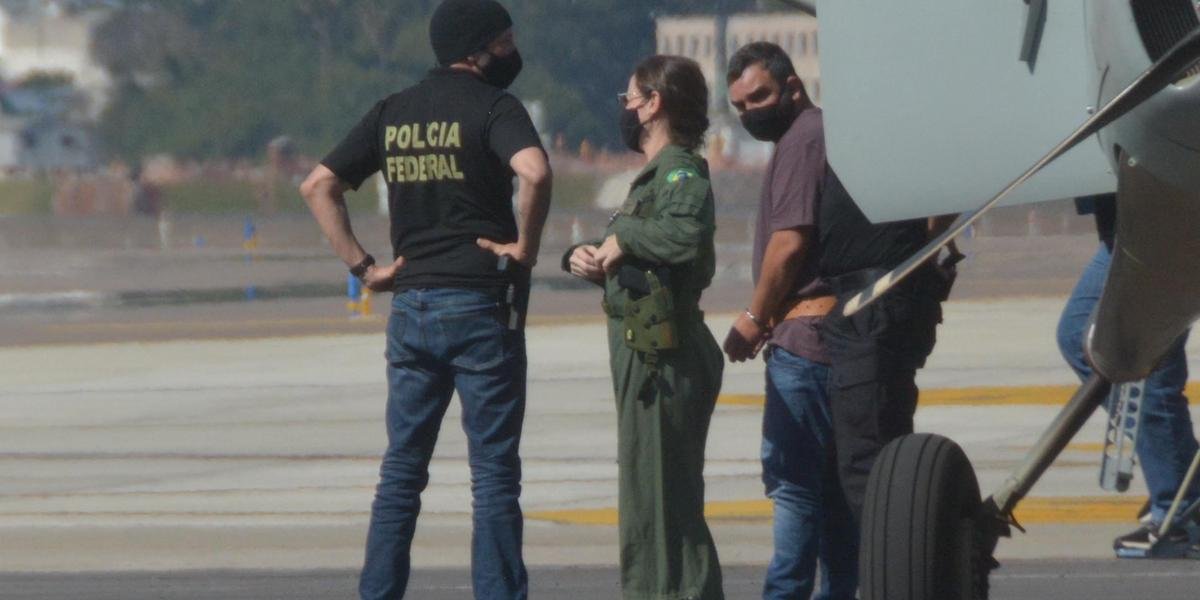 Forte esquema de segurança marca chegada de um dos líderes da facção Os ...